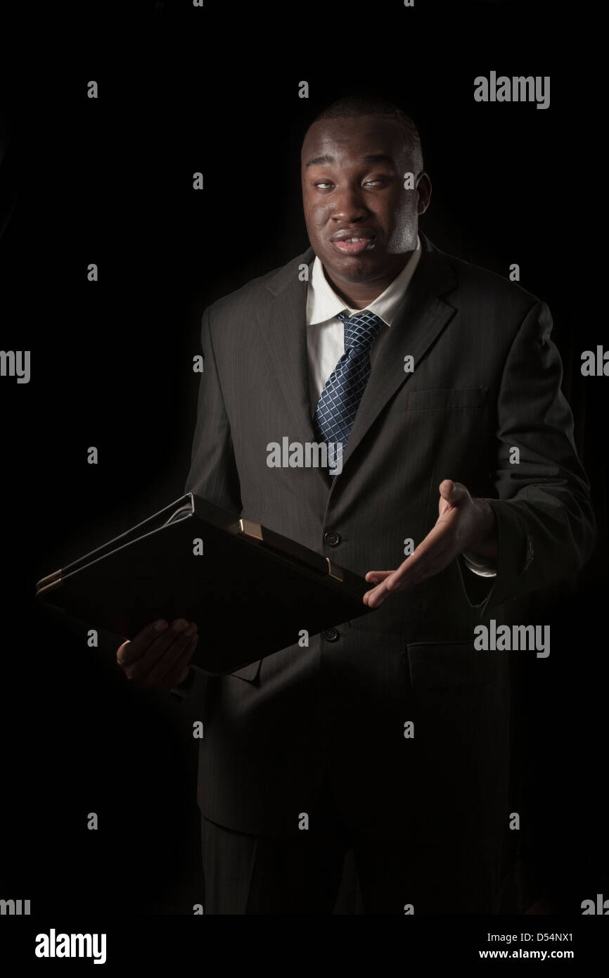 A Blind Nigerian Male Fashion Shoot Stock Photo - Alamy