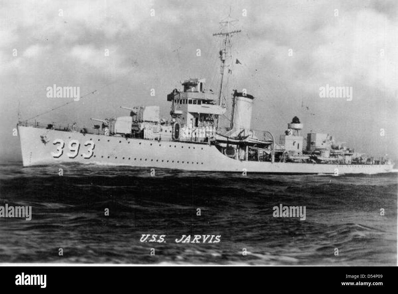 USS Jarvis DD 393 1938 Stock Photo - Alamy