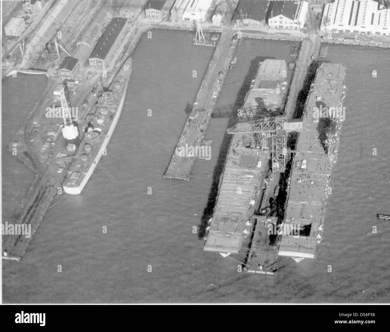 The USS Enterprise (CV-6) and USS Yorktown (CV-5) are aircraft carriers ...