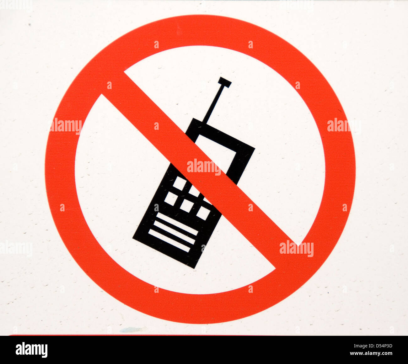 Prohibition sign no mobile phones hi-res stock photography and images ...