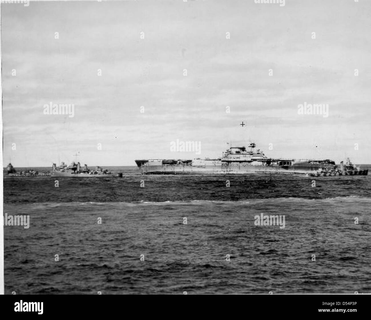 The USS Yorktown (CV-5), a Yorktown-class aircraft carrier, was sunk ...