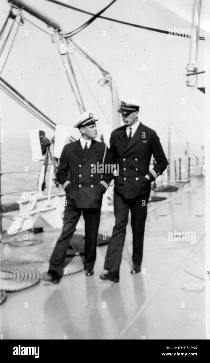 In 1936, two U.S. Navy lieutenants served aboard the Cleveland-class ...