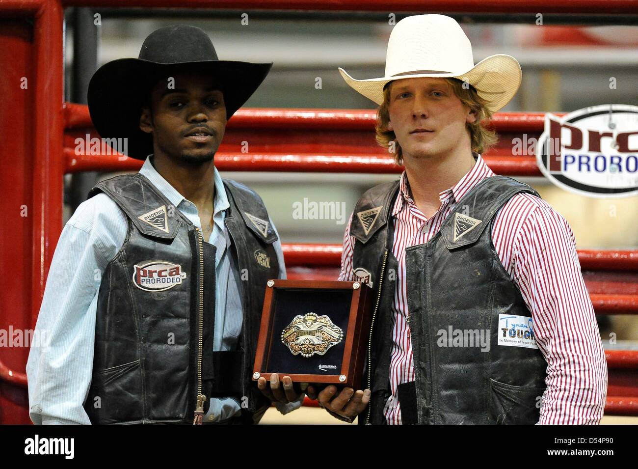 Fort Mohave, Arizona, USA. 24th March 2013. PRCA Xtreme Bull rider ...