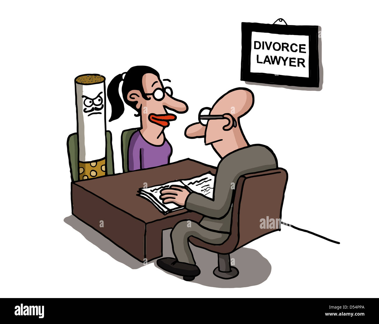 Woman smoke cigarette Cut Out Stock Images & Pictures - Alamy