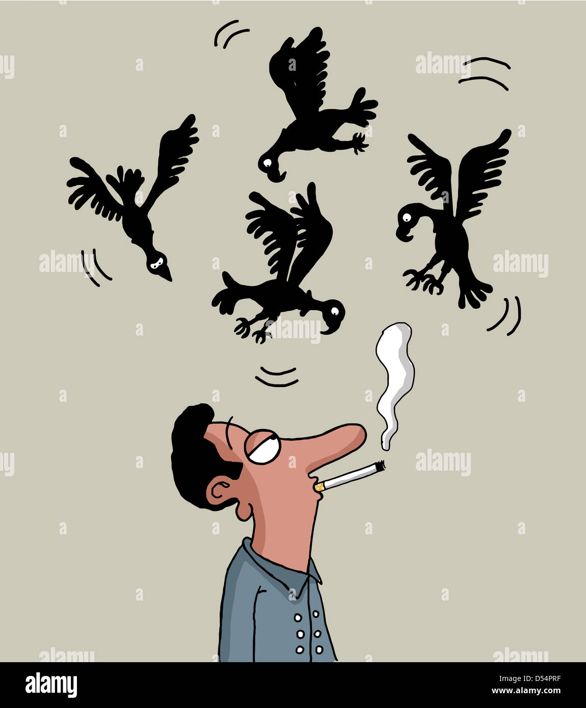 Cartoon vultures hi-res stock photography and images - Alamy