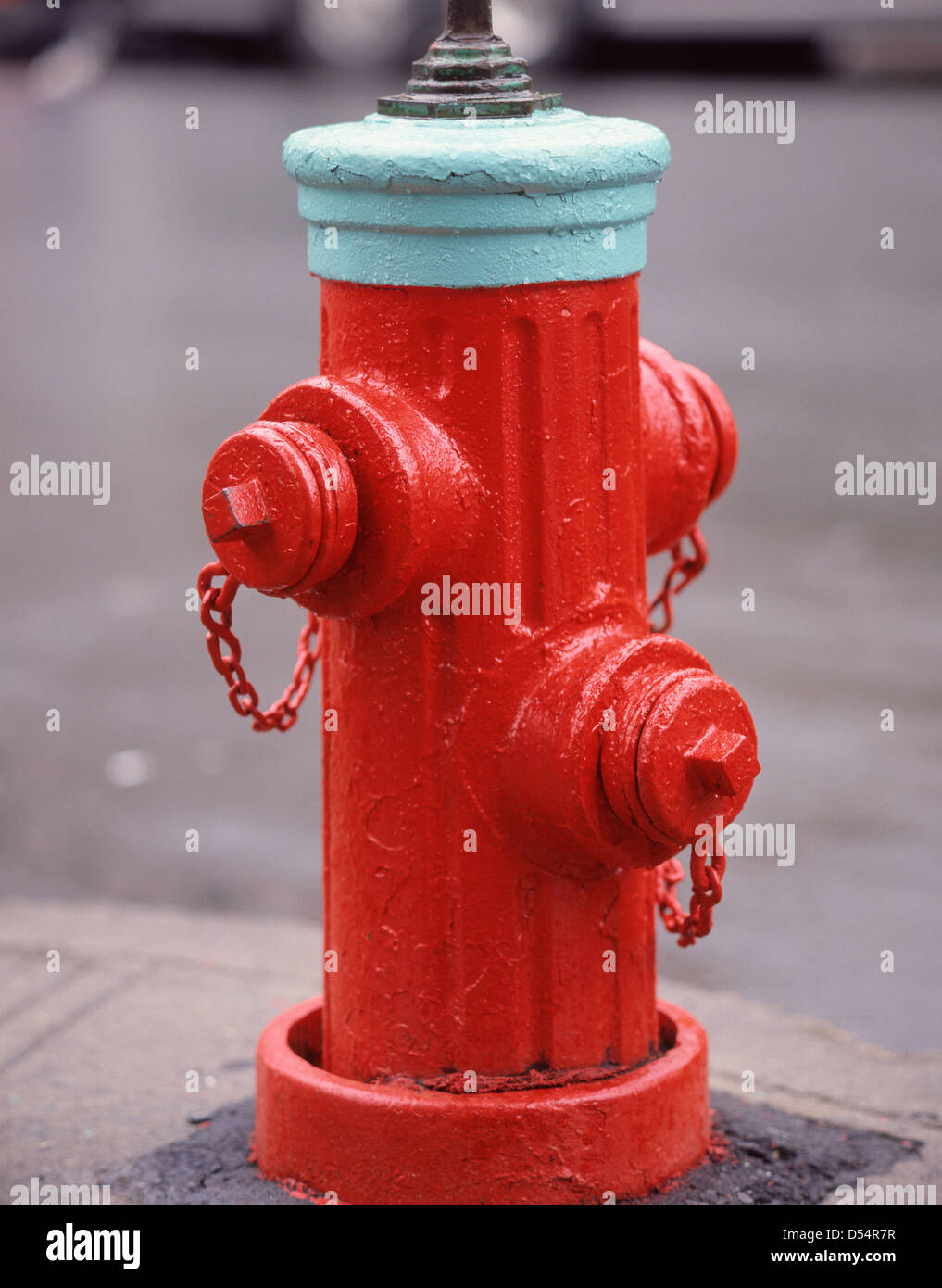 Street fire hydrant in downtown Montreal, Québec Province, Canada Stock ...