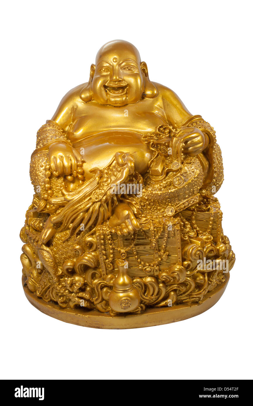 Fat laughing buddha statue hi-res stock photography and images - Alamy