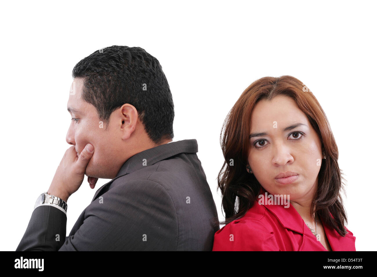 A couple having a fight Stock Photo - Alamy