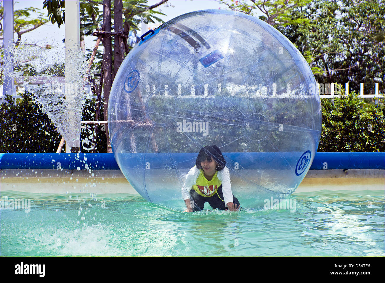 Balloon child water hi-res stock photography and images - Alamy
