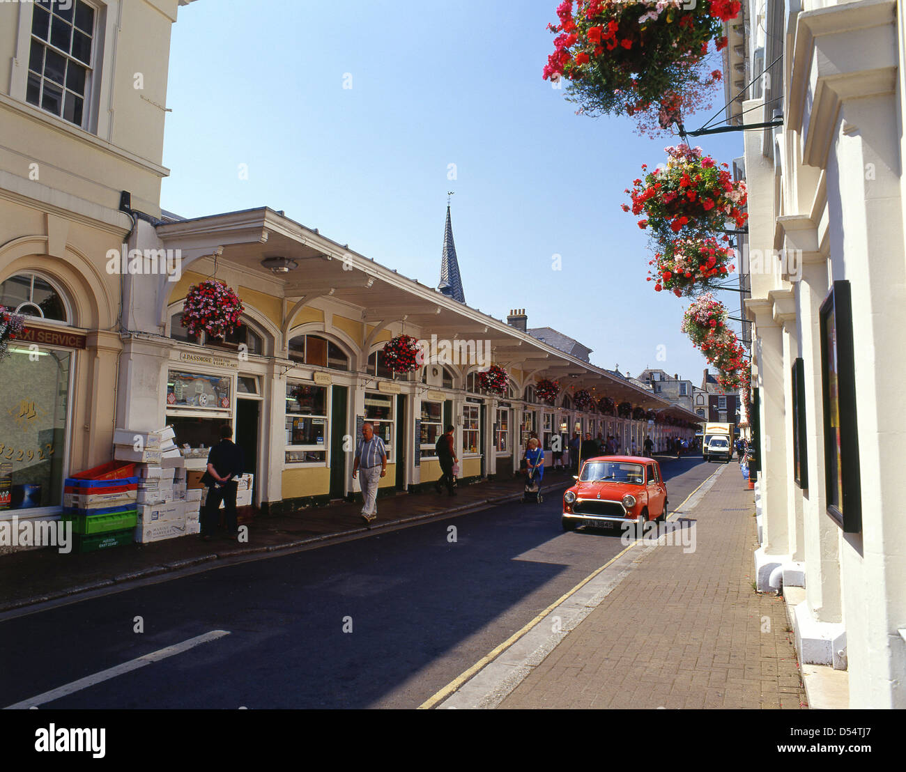 Butchers' Row, Barnstaple, Devon, England, United Kingdom Stock Photo ...