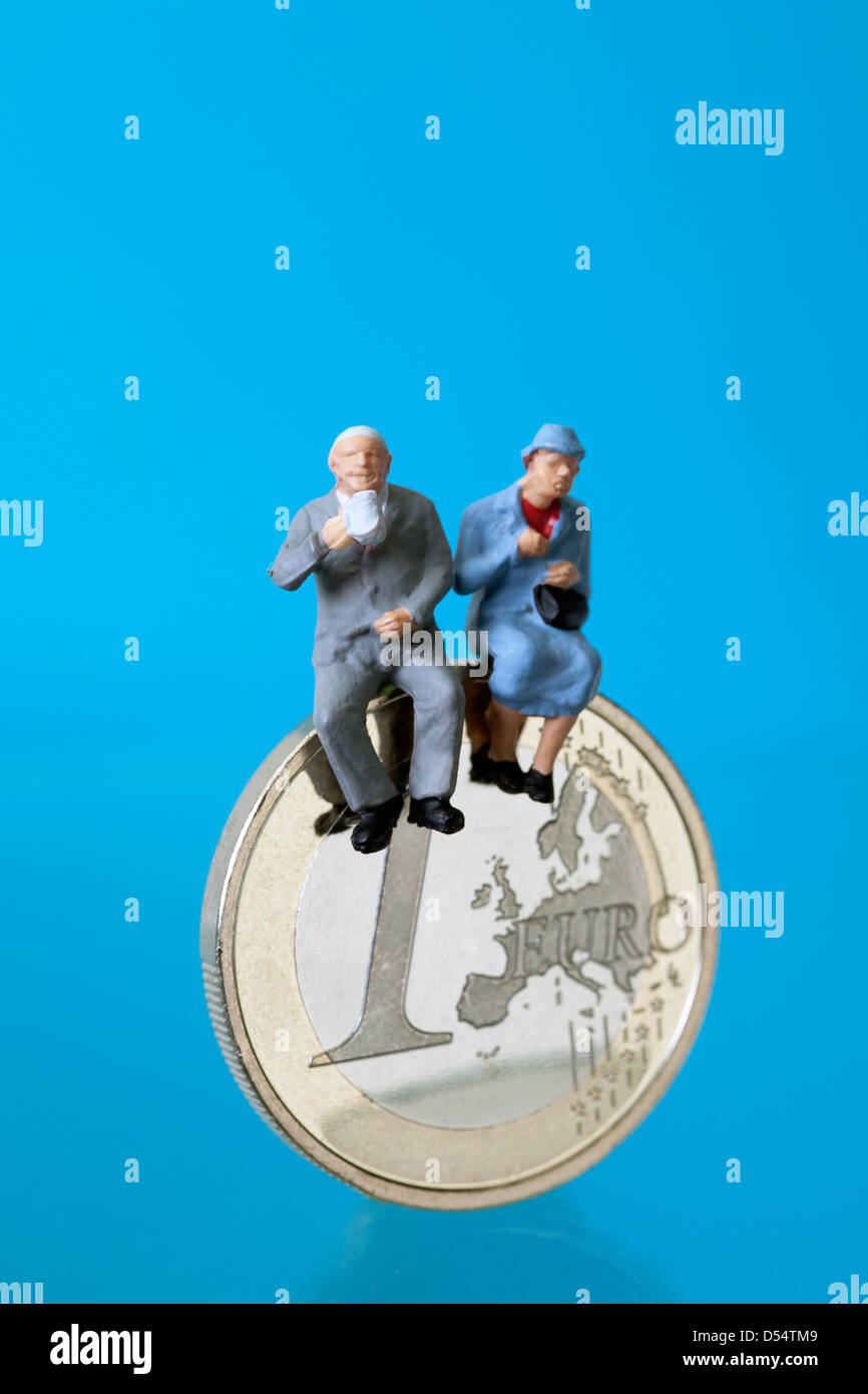 Freiburg, Germany, symbol Photo pension system Stock Photo - Alamy