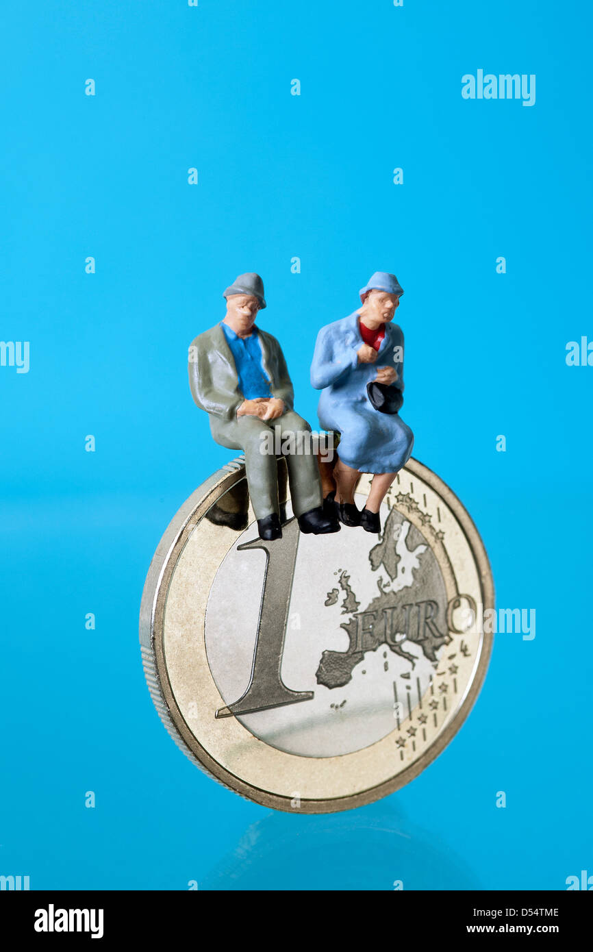 Freiburg, Germany, symbol Photo pension system Stock Photo - Alamy