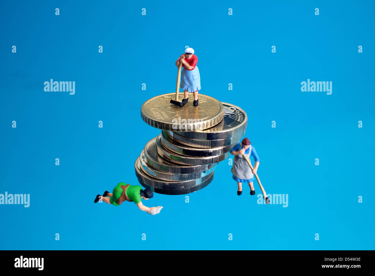 Freiburg, Germany, symbol Photo Mindeslohn Stock Photo - Alamy