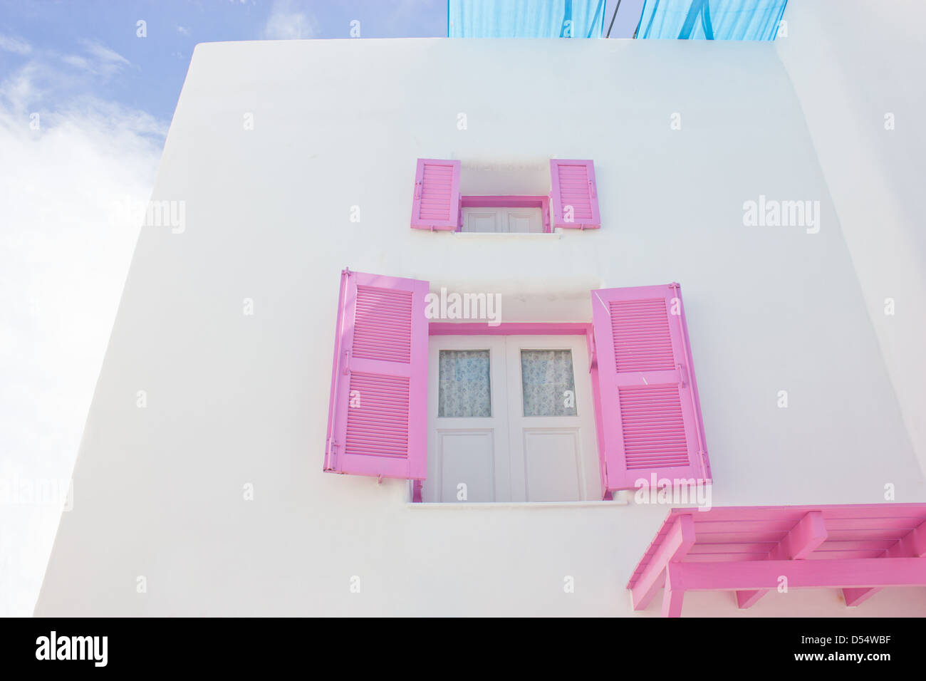 Pink window frame hi-res stock photography and images - Alamy
