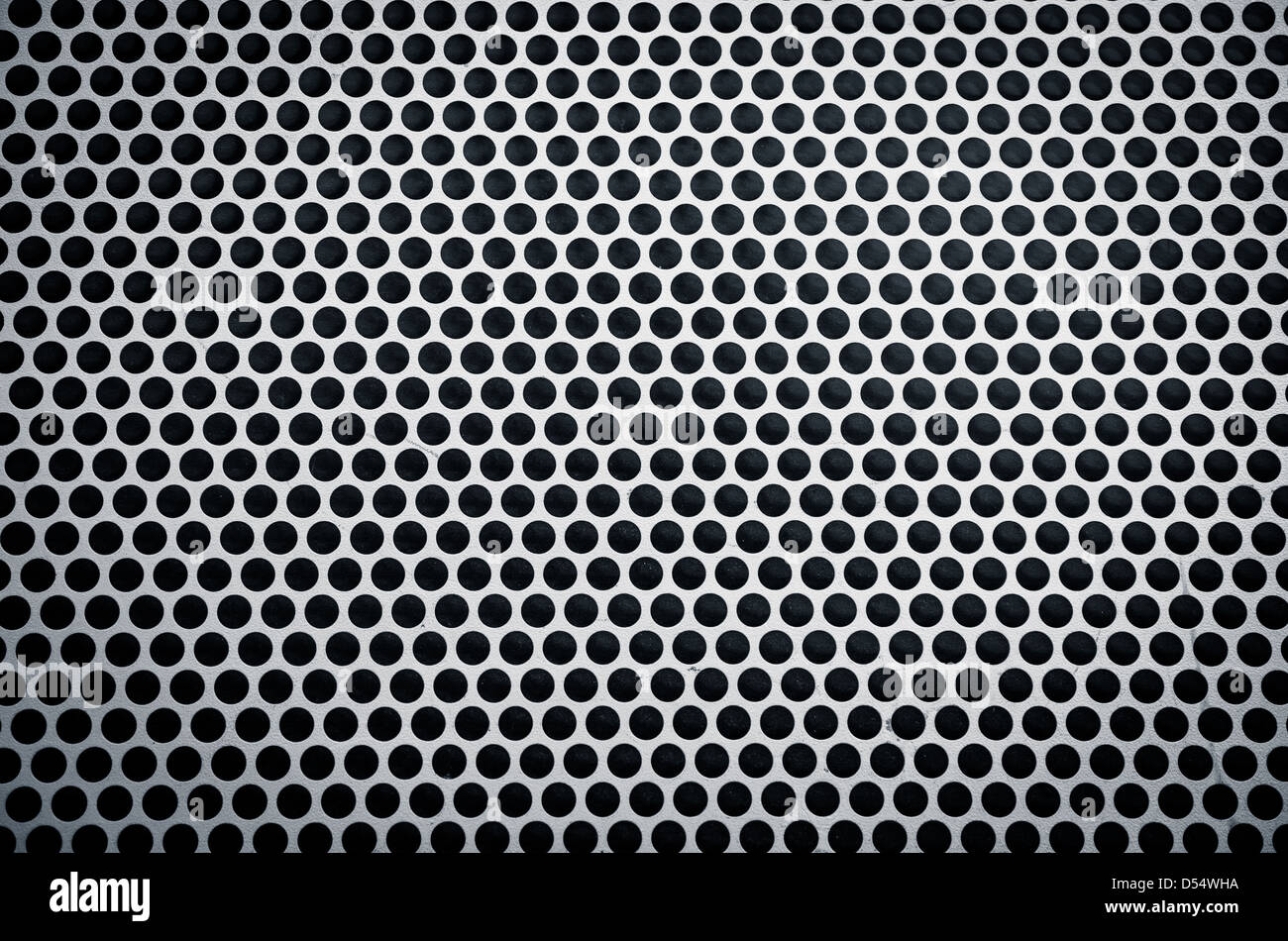 Metal background with holes Stock Photo - Alamy