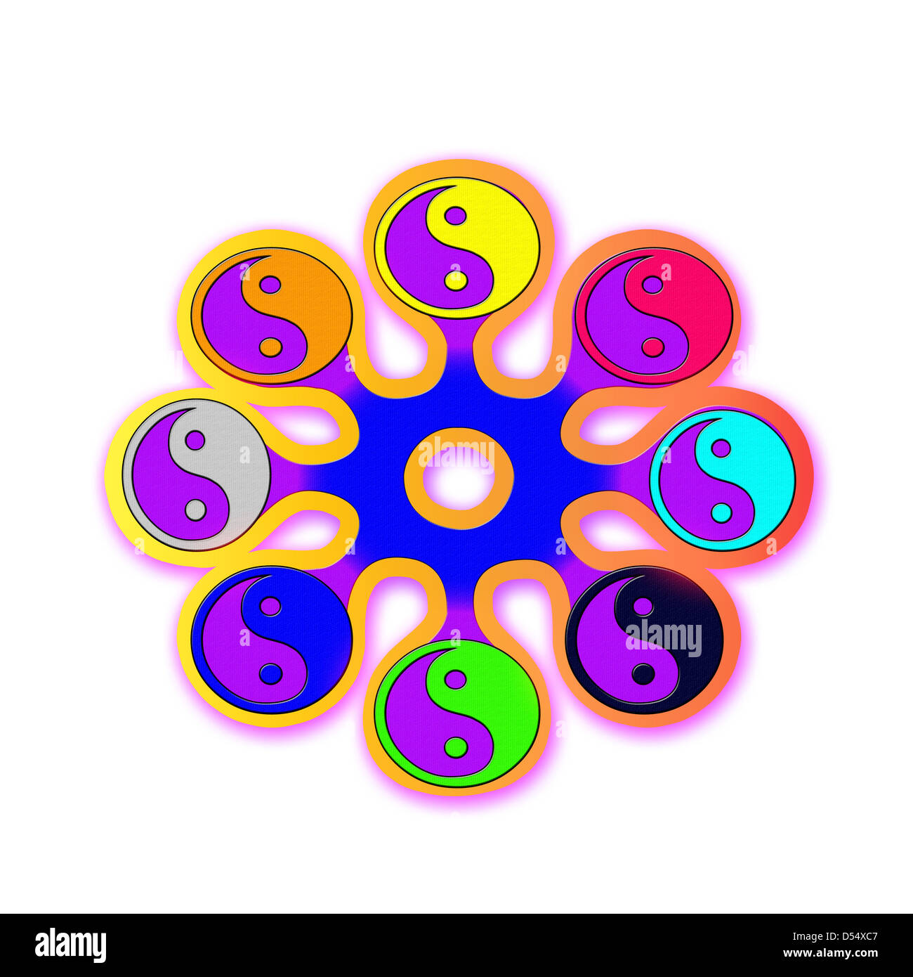 this symbol yin yang for design and in pattern,in Chinese philosophy ...