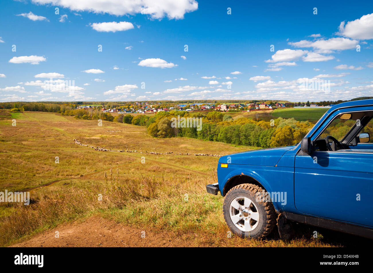 Lada Niva 4x4 Soviet and Russian SUV Stock Photo - Alamy