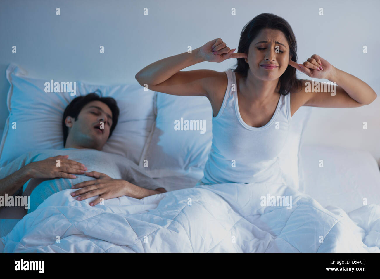 Indian man covering wife eyes hi-res stock photography and images - Alamy