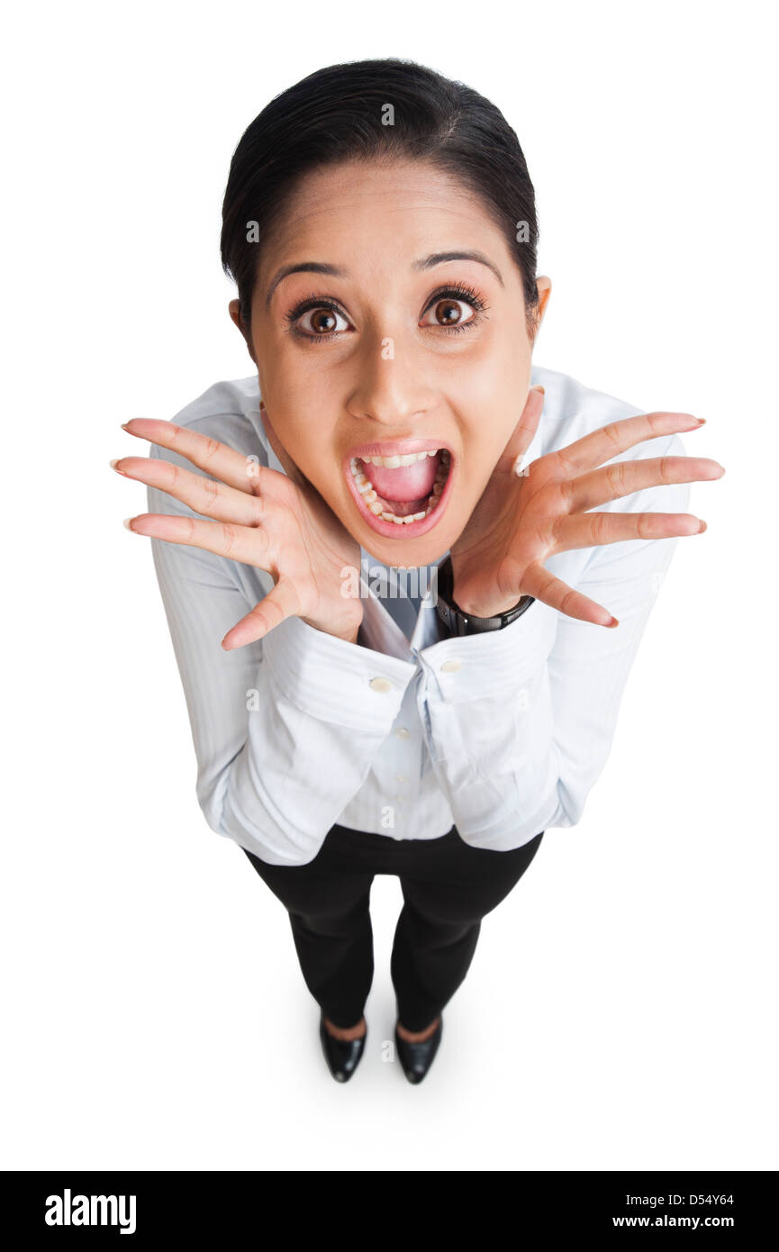 Human screaming Cut Out Stock Images & Pictures - Alamy