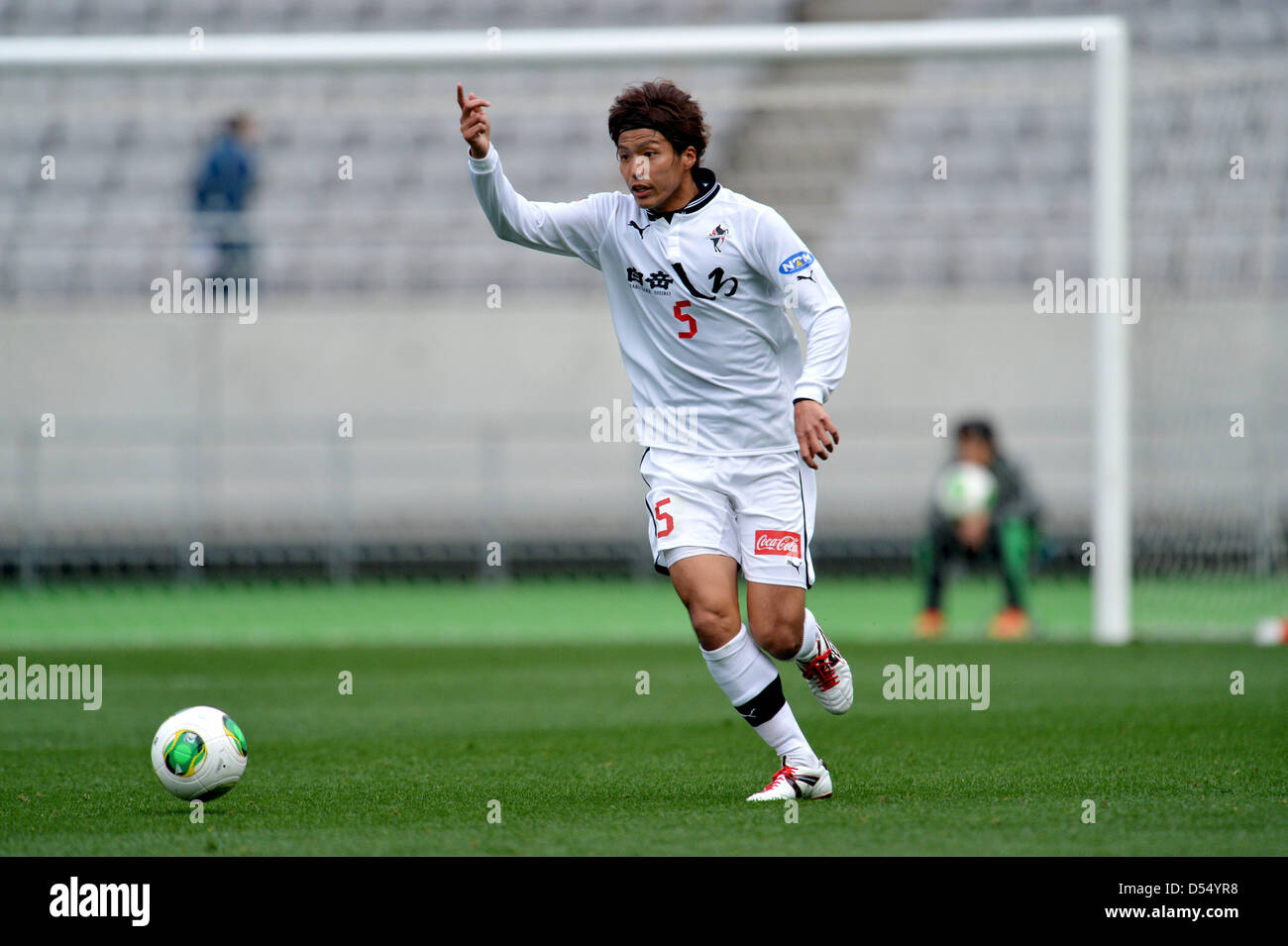 Daisuke Yano (Roasso), MARCH 24, 2013 - Football /Soccer : 2013 J.LEAGUE Division 2 ,5th Sec ...