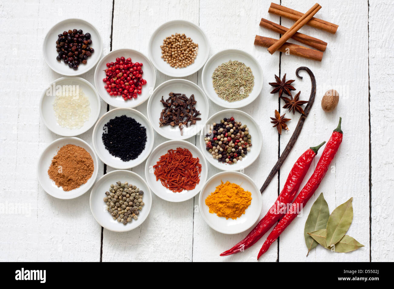 Dried green spices hi-res stock photography and images - Alamy