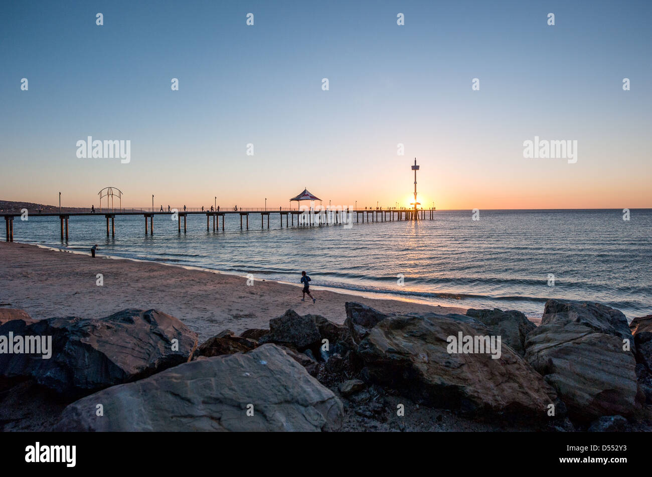 Brighton beach evening hi-res stock photography and images - Alamy