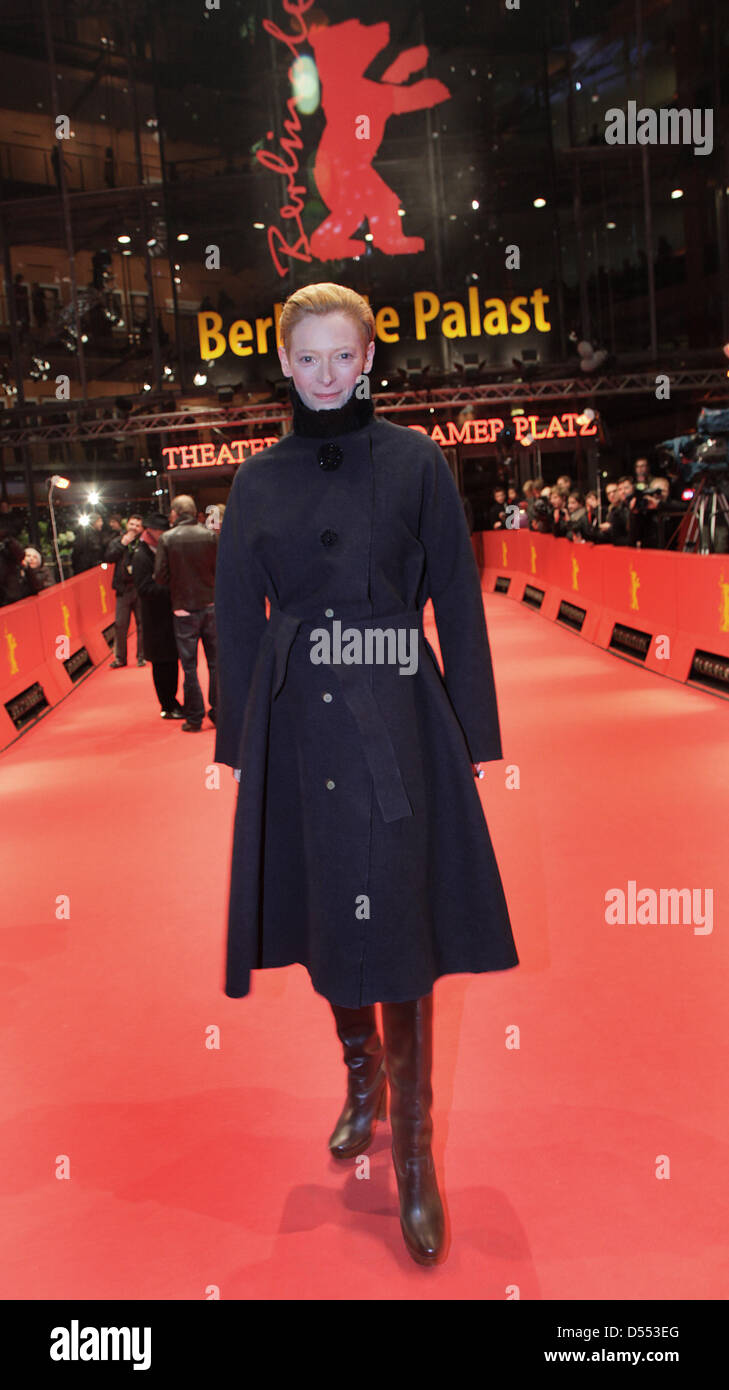 Tilda Swinton at the premiere of the contest contribution "Ricky" in ...
