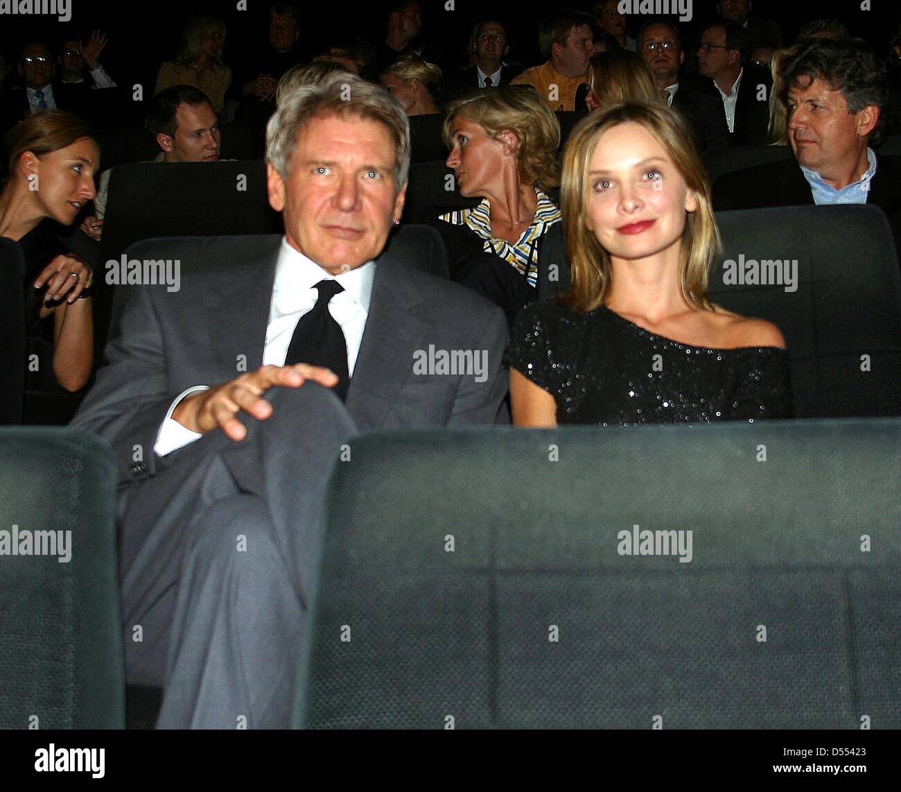 Harrison Ford and his girlfriend Calista Flockhart at the German ...