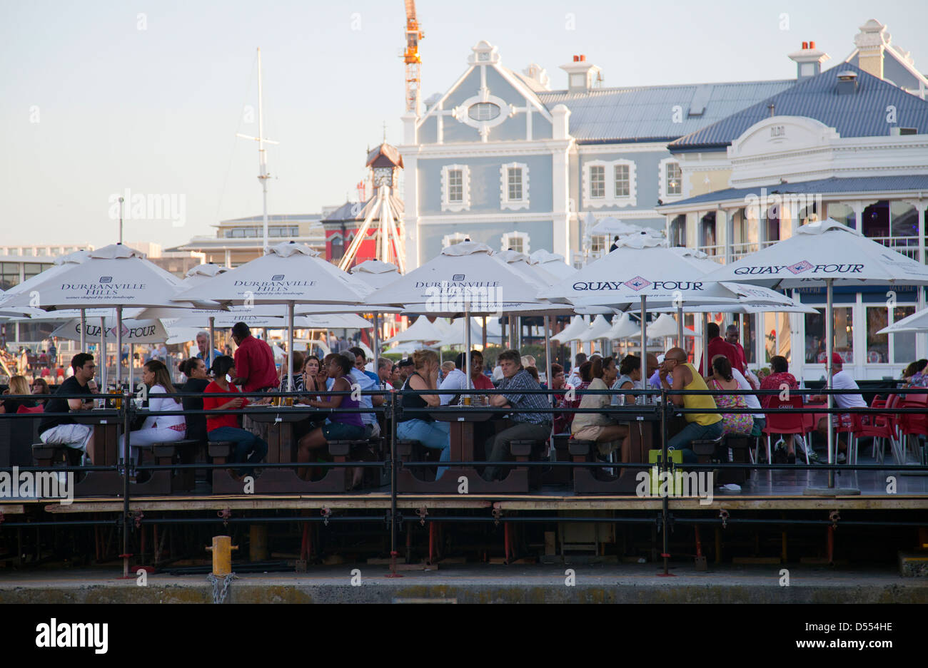 Quay Four Restaurant at Waterfront in Cape Town - South Africa Stock ...