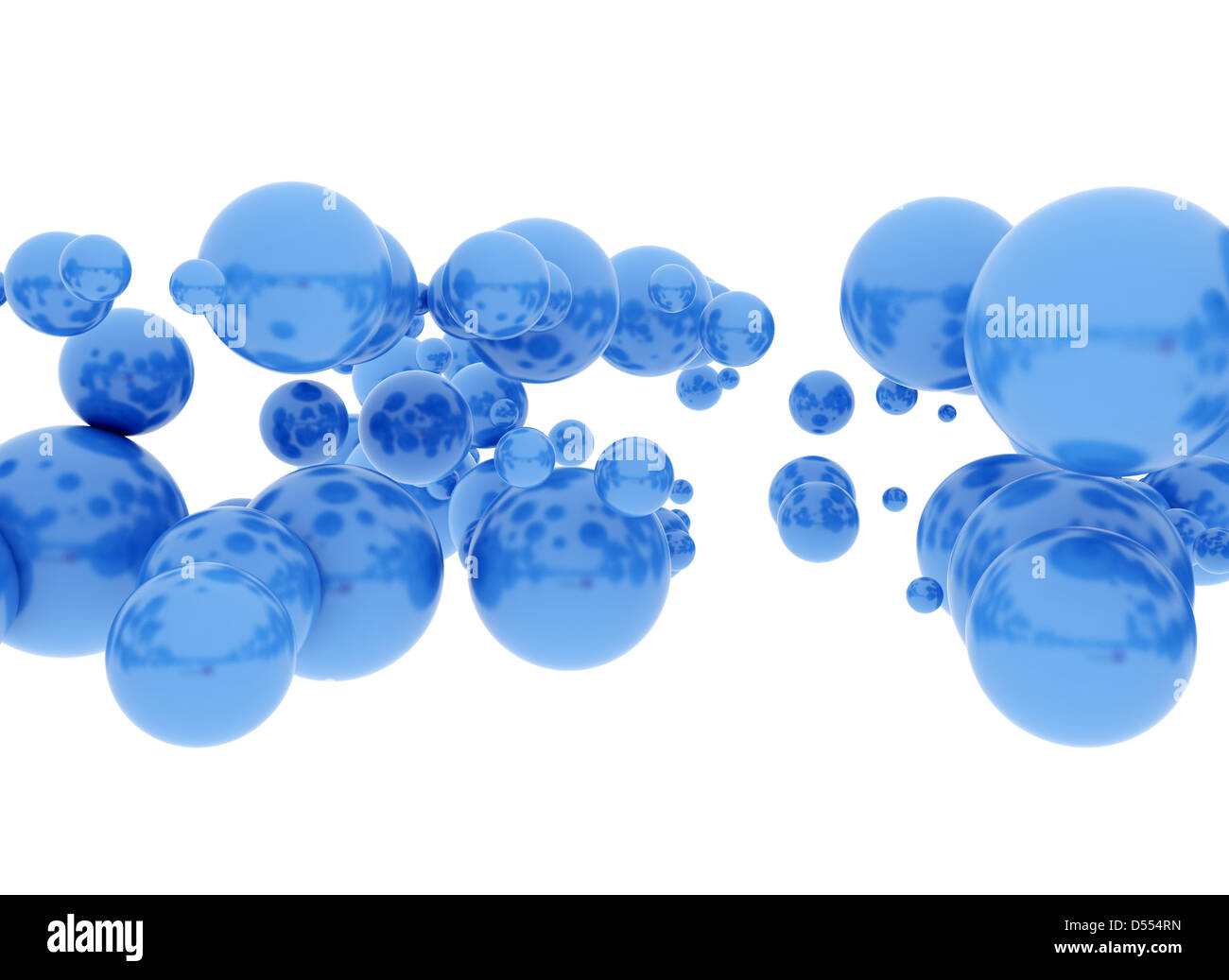 Group of glossy glass spheres Stock Photo - Alamy