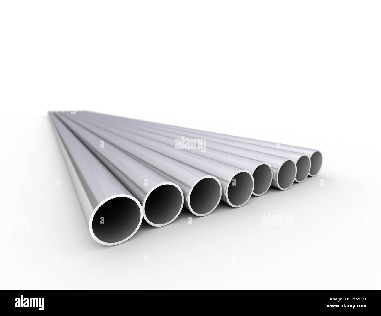 Row of industrial pipes Stock Photo - Alamy