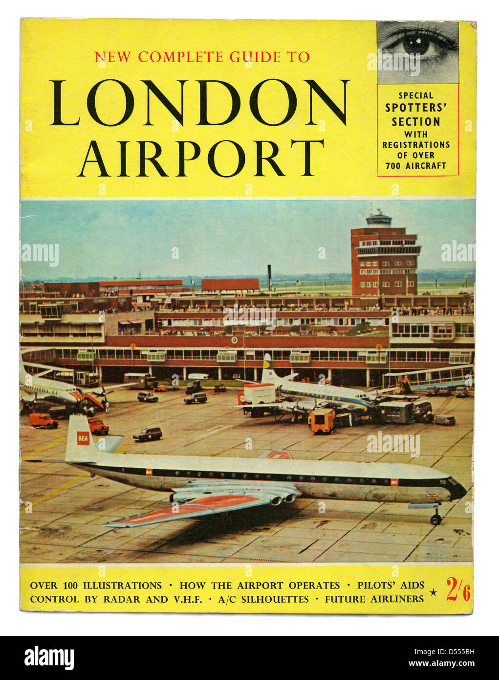 Front cover of a guide to London's Heathrow airport and the planes that ...