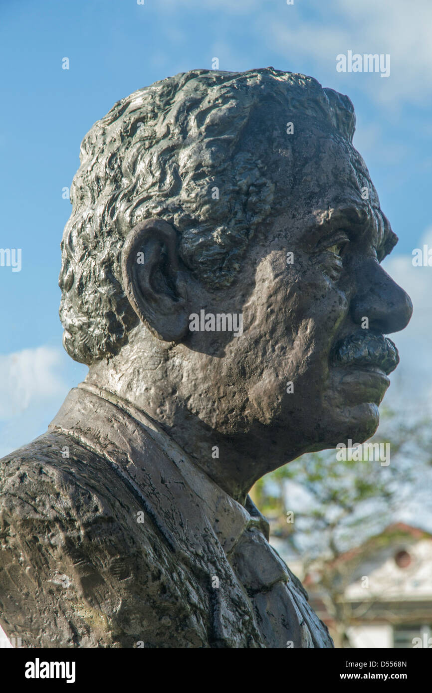 St.Lucia, Castries, Derek Walcott, Nobel laureate for literature Stock ...