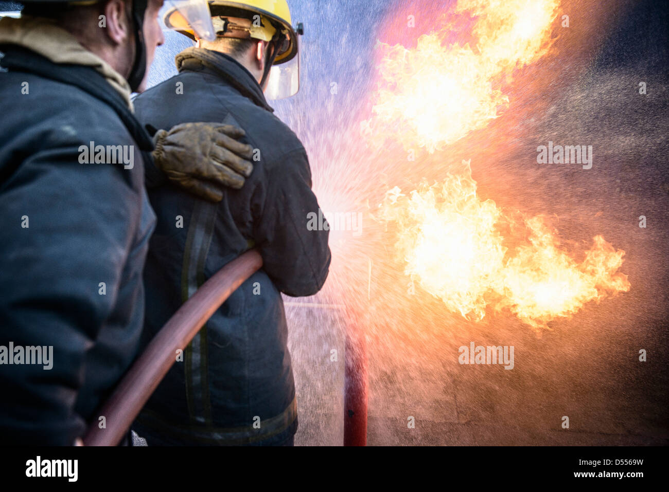 Training Facility For Fire Fighting High Resolution Stock Photography ...