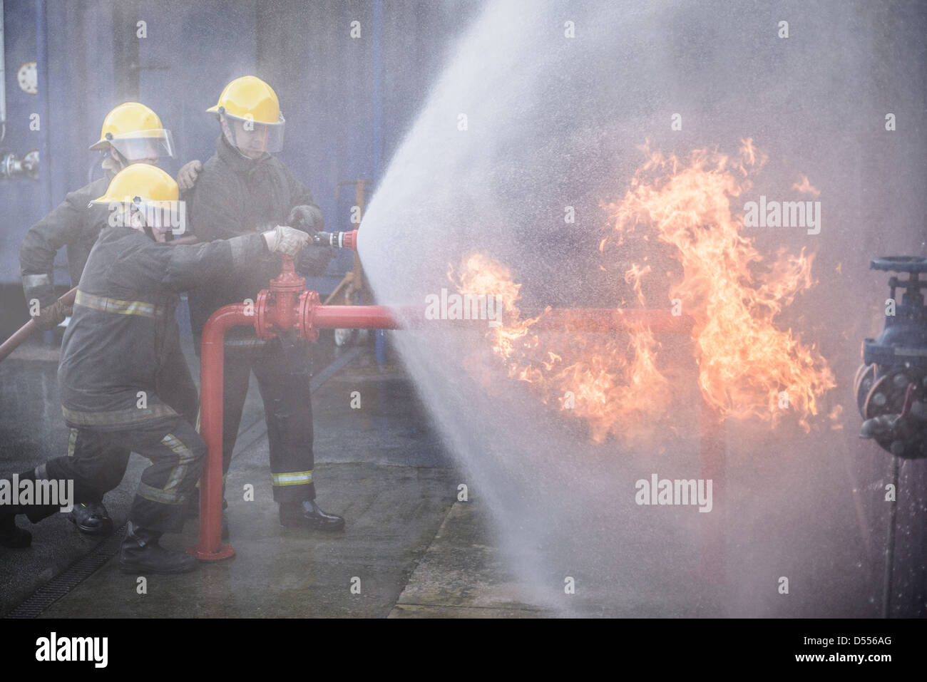 Training facility for fire fighting hi-res stock photography and images ...