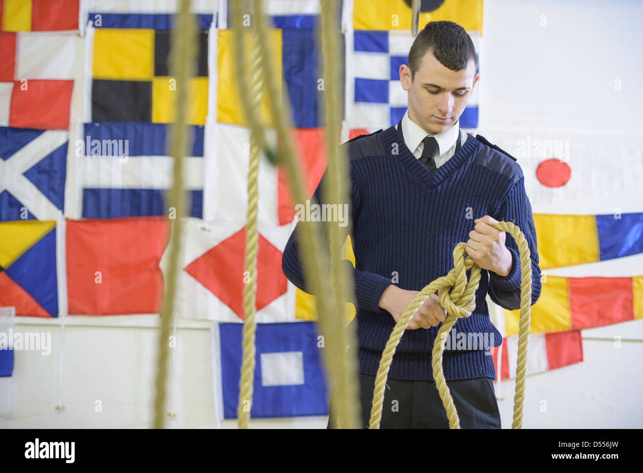 Naval rope hi-res stock photography and images - Alamy