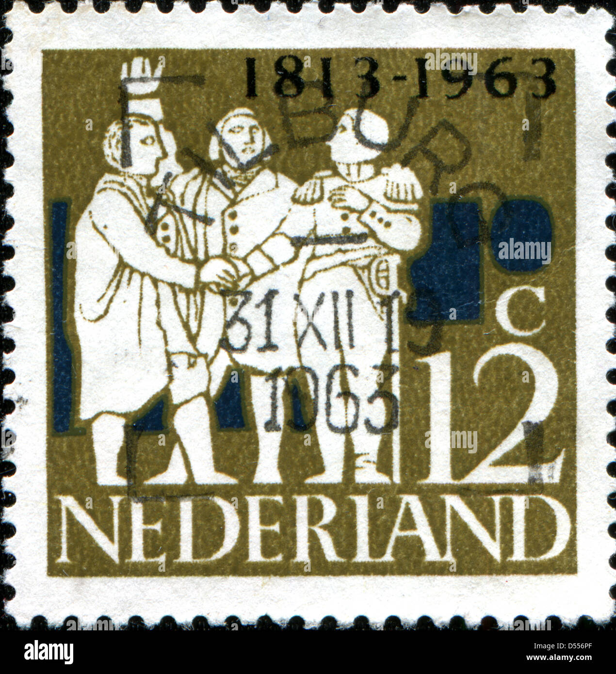 Old dutch postage stamp hi-res stock photography and images - Alamy