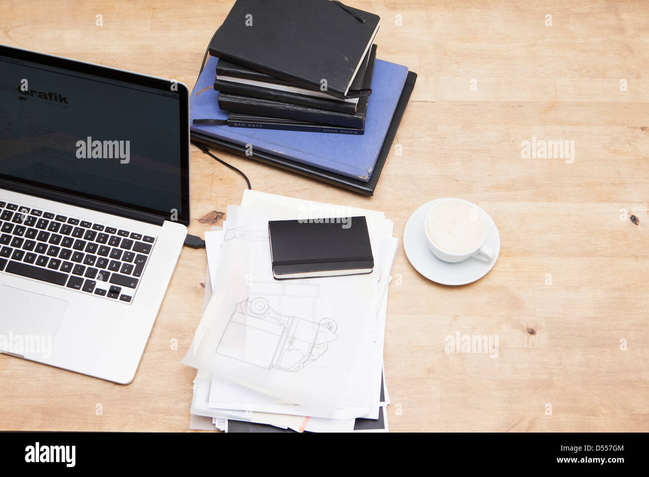 Laptop Books And Coffee