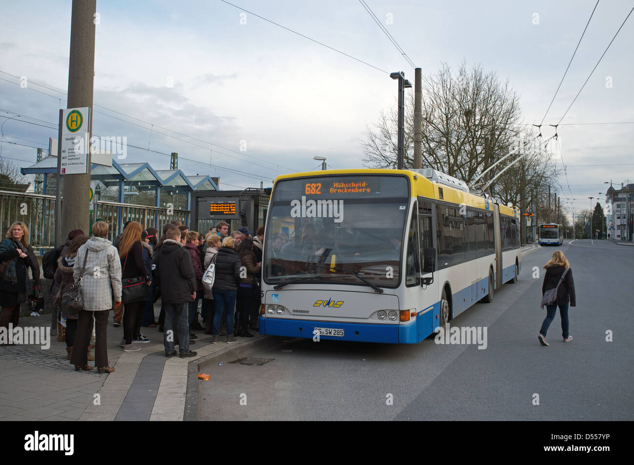Bus stop german germany hi-res stock photography and images - Alamy