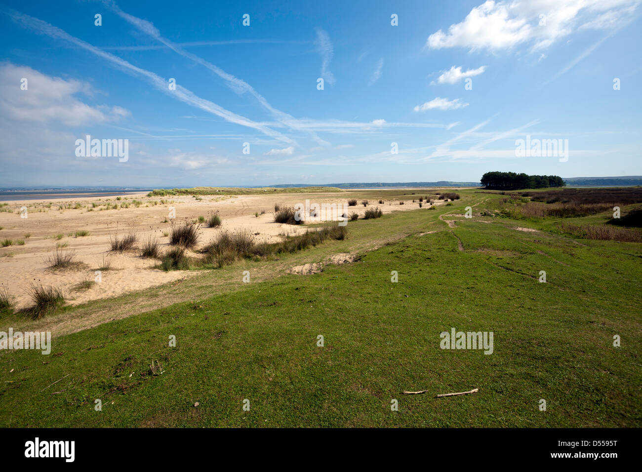 Wide beach and big sky at Whiteford Point, Gower Stock Photo - Alamy