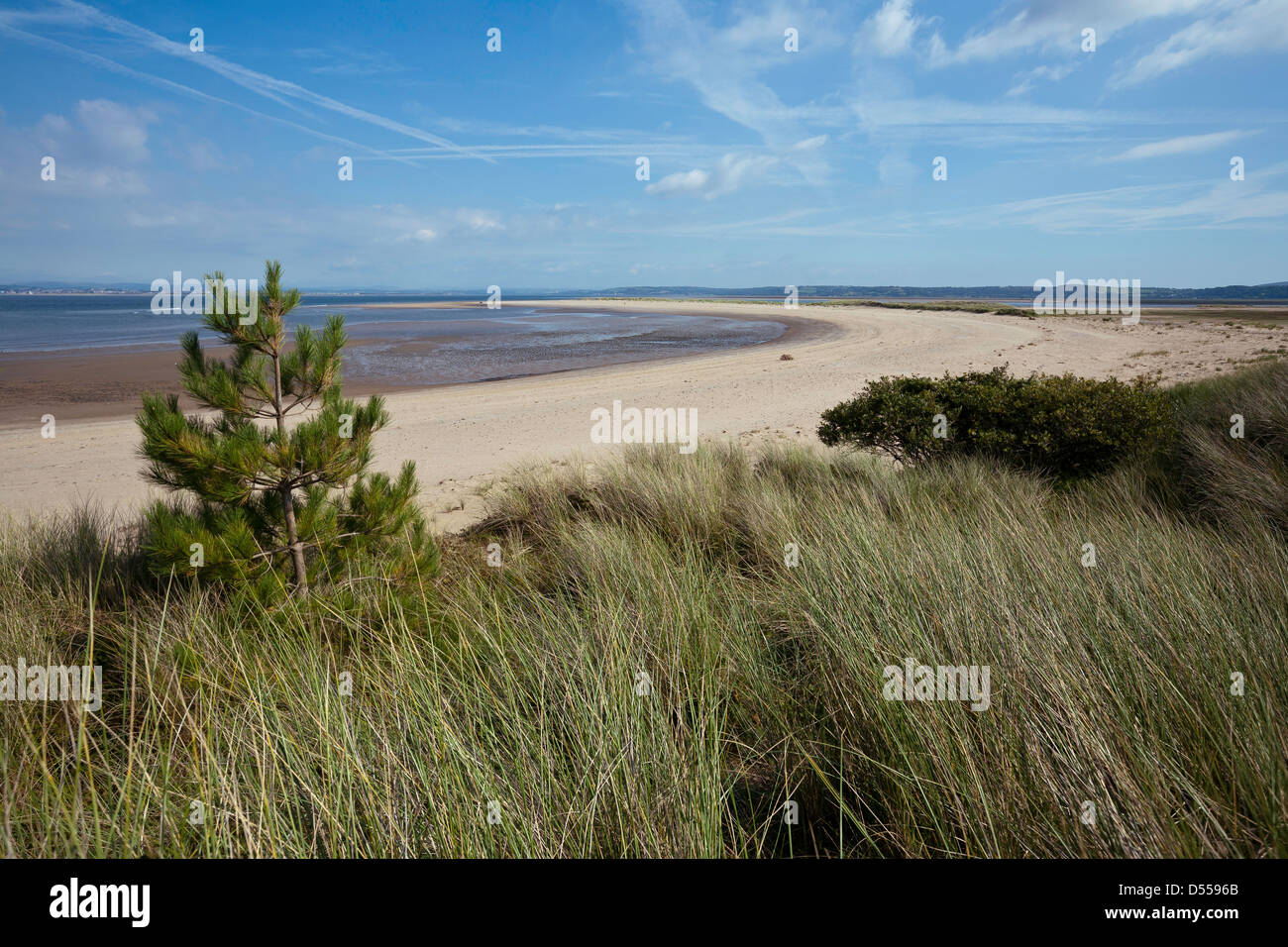 Wide beach and big sky at Whiteford Point, Gower Stock Photo - Alamy