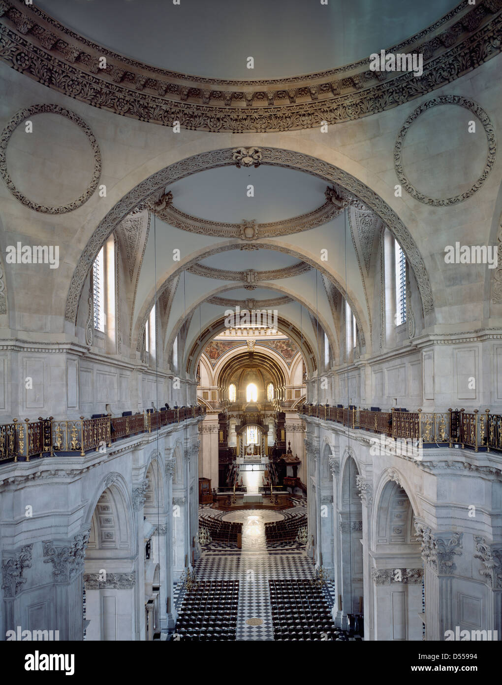 St Paul's Cathedral London. By Sir Christopher Wren, 1675-1710. High ...