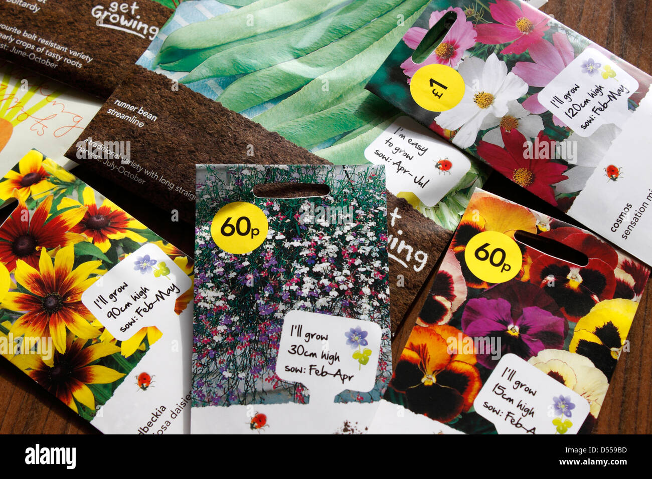 Seed packets hi-res stock photography and images - Alamy