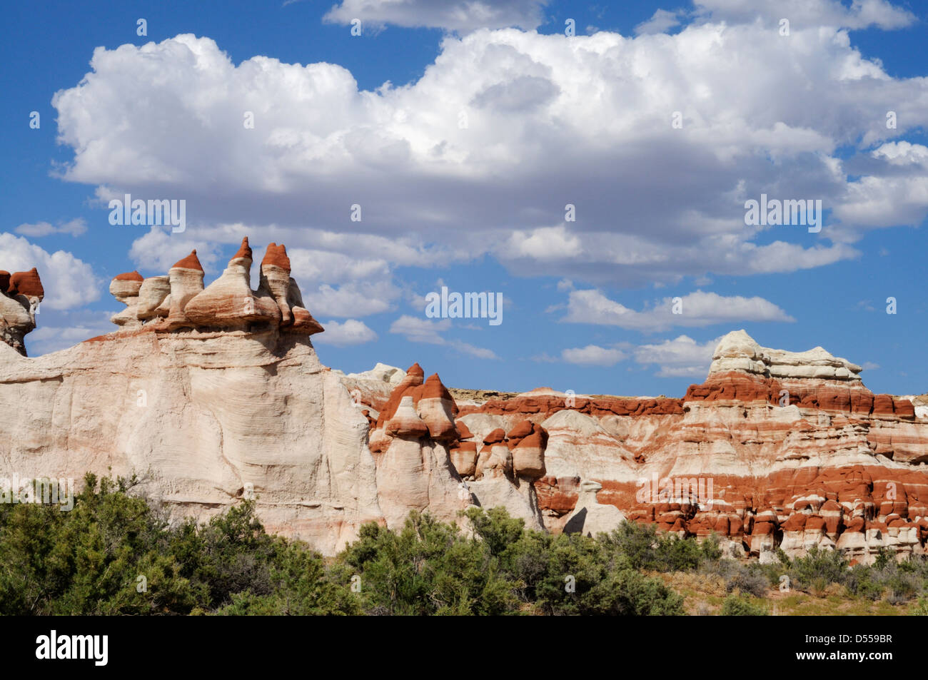 the breathtaking scenery of „Blue Canyon“ with it’s odd-shaped ...