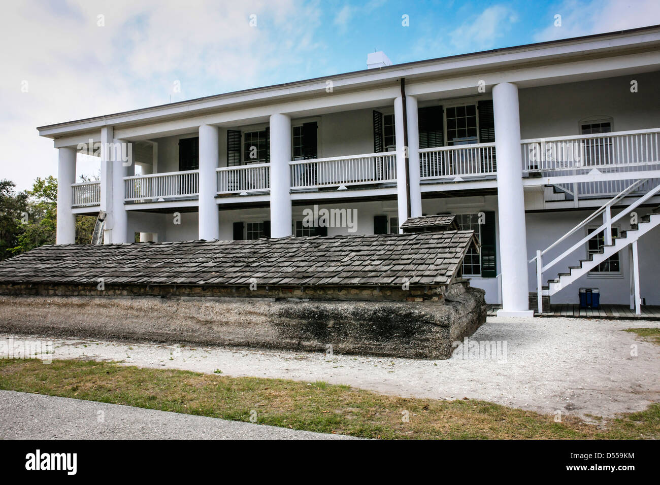 The Gamble Mansion house at Ellenton Florida Stock Photo - Alamy