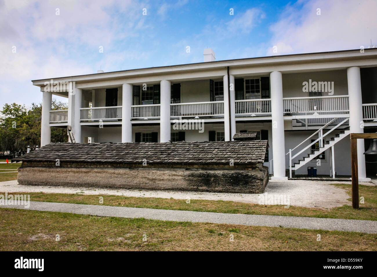 The Gamble Mansion house at Ellenton Florida Stock Photo - Alamy