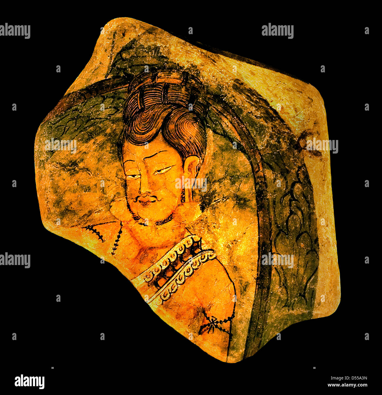 Young Ascetic The Kizil Caves China China 6th 7th cent Stock Photo - Alamy