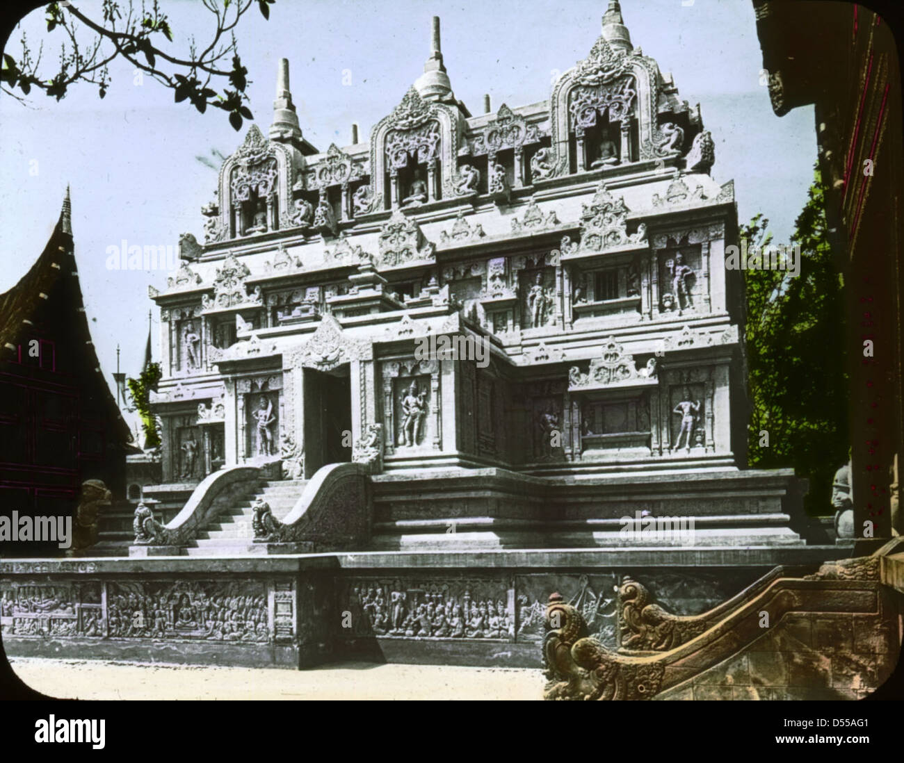 The Dutch East Indies Pavilion at the 1900 Paris Exposition showcased ...