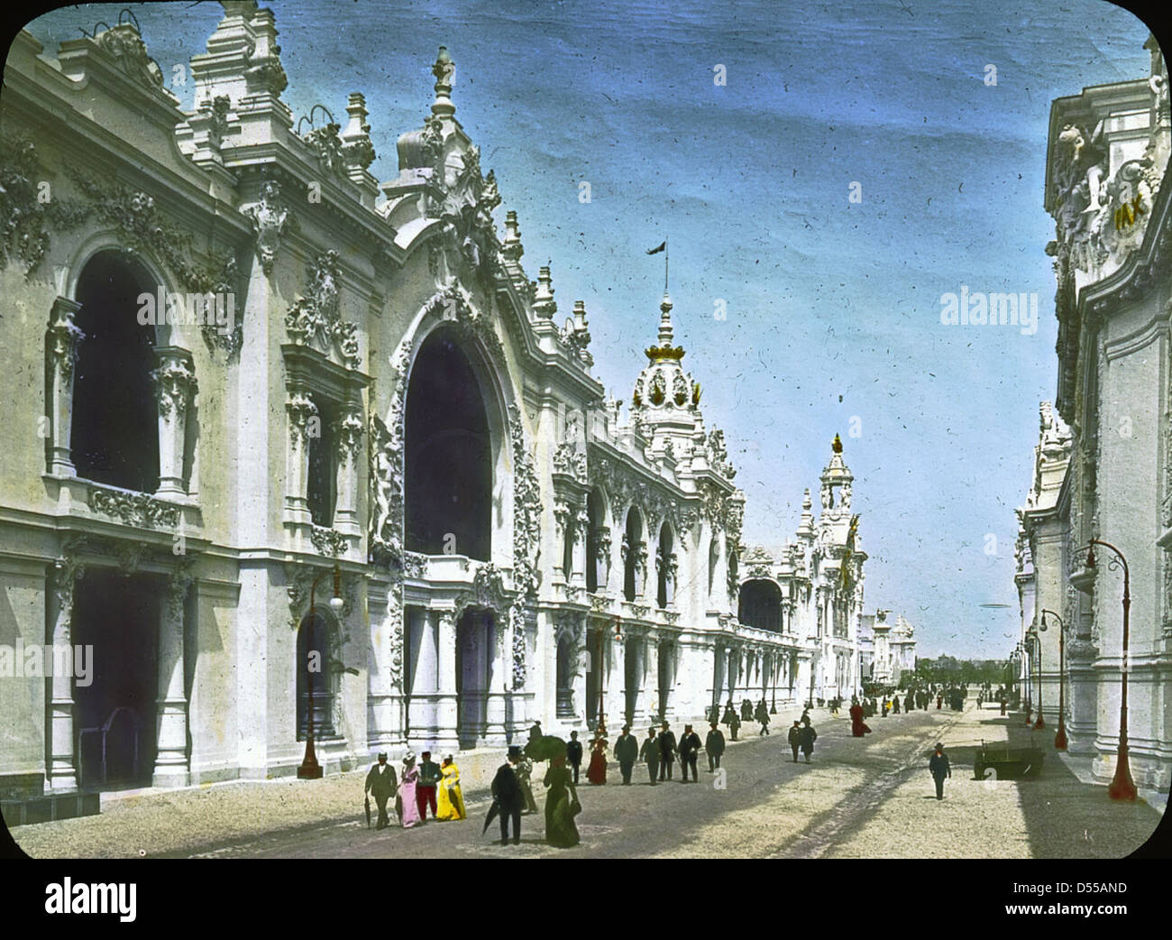 An image of the Palace of Decorative Arts at the 1900 Paris Exposition ...