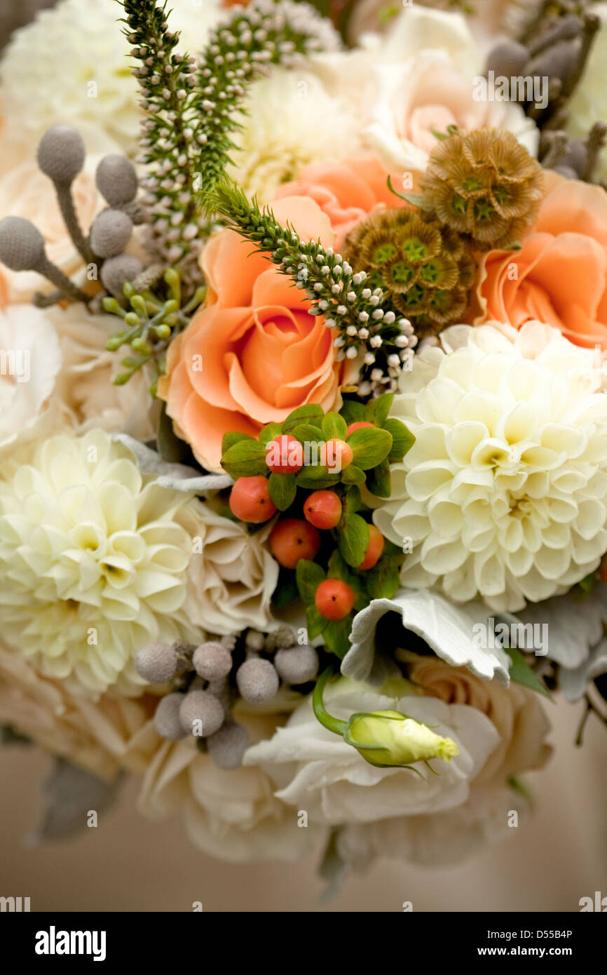 Flower, rose, orange, bouquet Stock Photo - Alamy